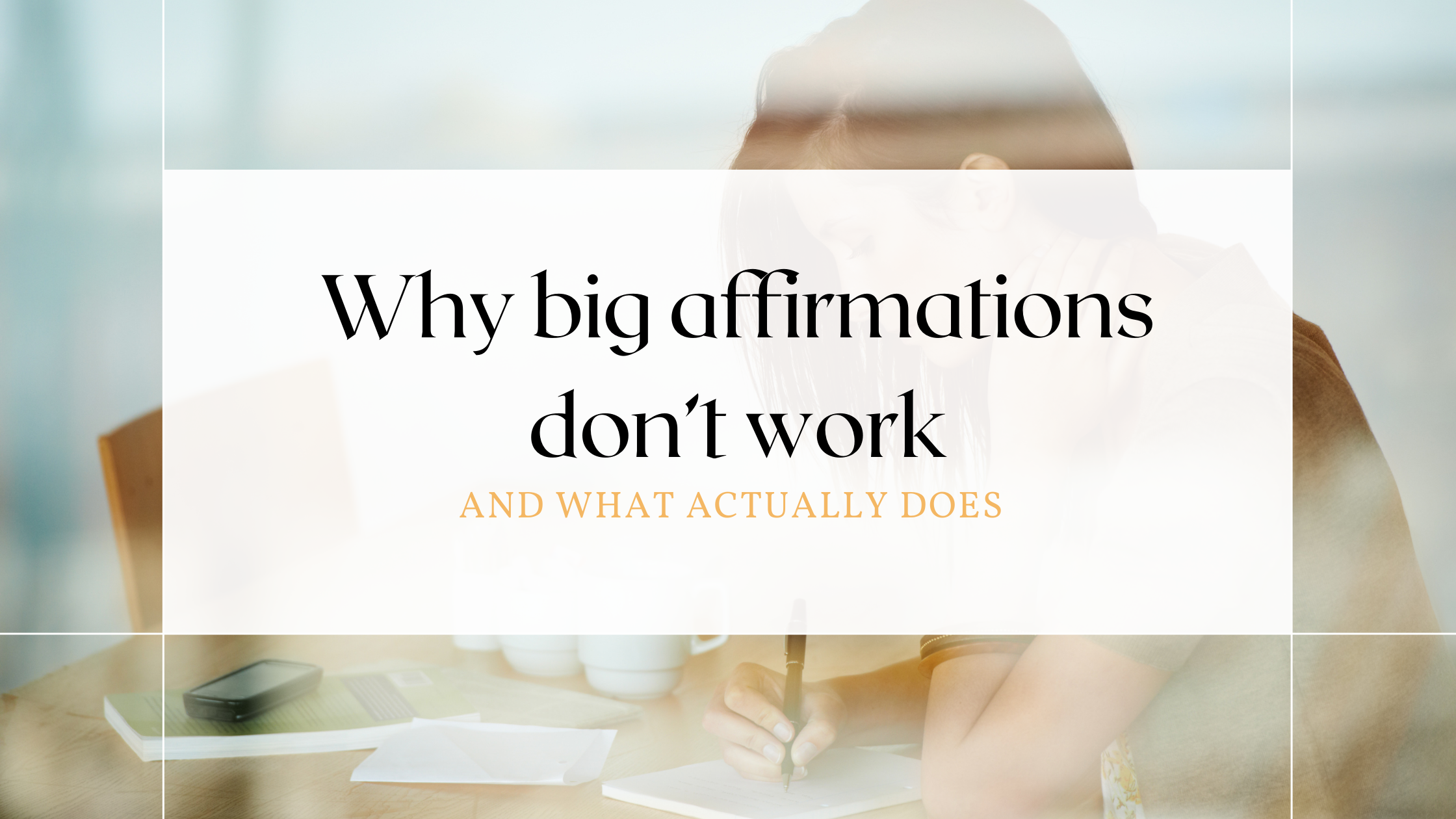 Life Isn’t Positive — It’s Affirmative – Affirmation Journey